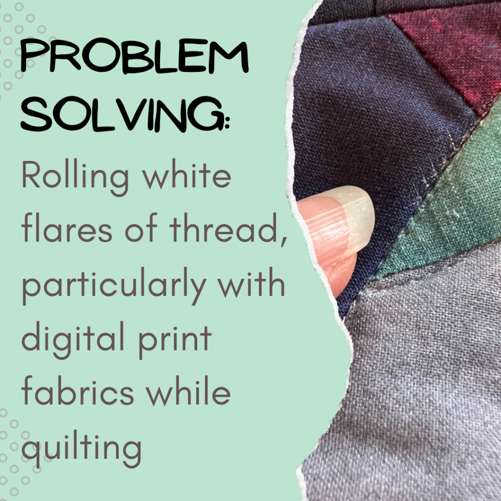 White Streaks are for Hair, Not Quilts